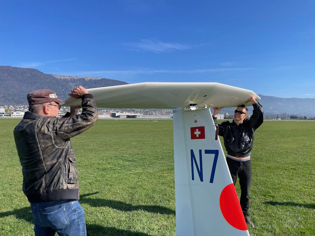 Montage correct du planeur